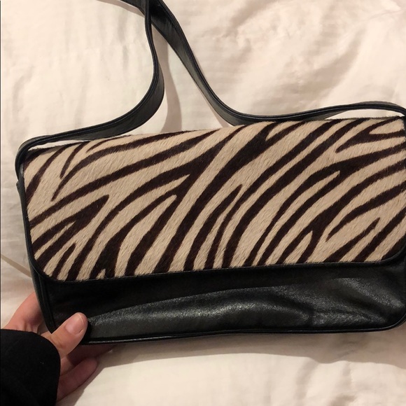 Bags | Leather And Animal Skin Bag | Poshmark